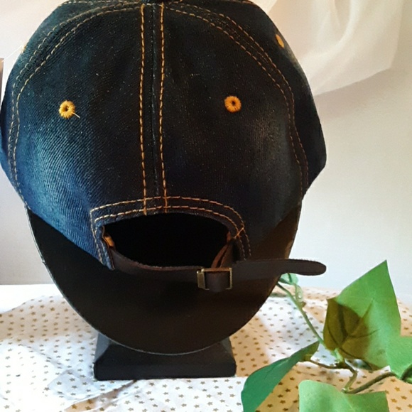 Bijorca | Accessories | Blingy Diva Denim Ballcap | Poshmark